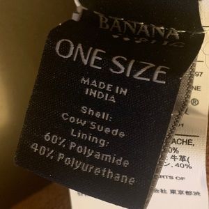 Banana Republic Factory | Bags | Banana Republic Suede Pieced Wing Tote ...
